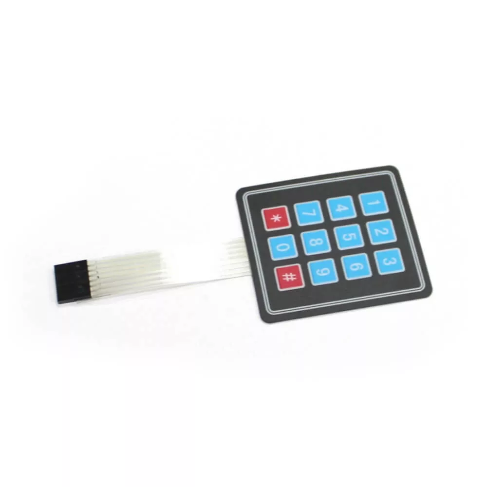 4 3 Membrane Switch Matrix Keypad Caxtool